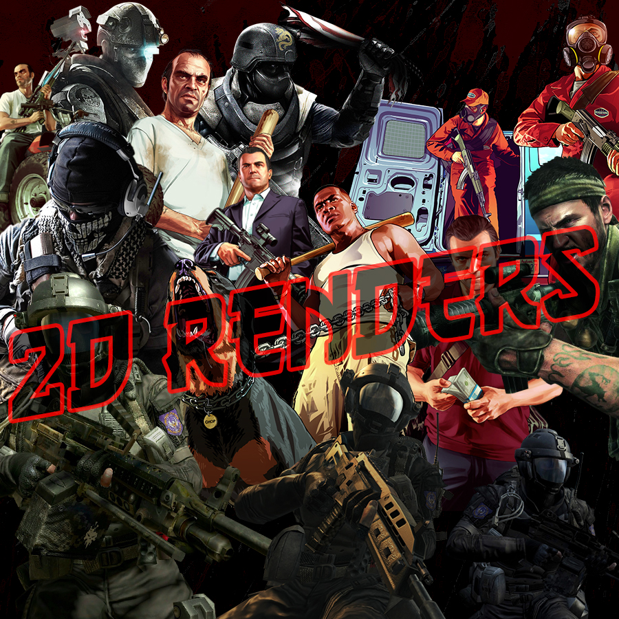 Call of duty 2D character renders and more! - Payhip