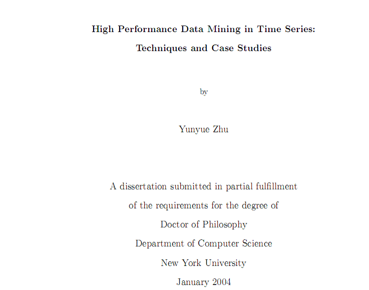 High Performance Data Mining in Time Series Techniques and Case - Payhip