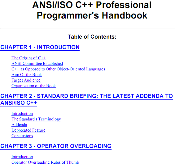 ANSI-ISO C++ Professional Programmer's Handbook. - Payhip