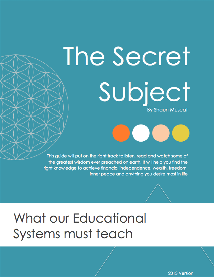 The Secret Subject - What our Educational Systems must Teach - Payhip