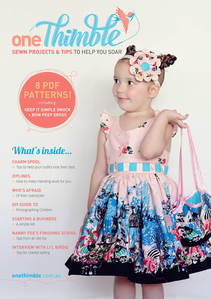 One Thimble Digital Sewing Magazine Issue 1 - Payhip