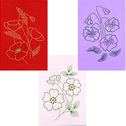 Country Flower Set Stitching Card Patterns - Payhip