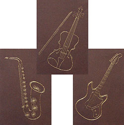 Musical Instruments Set Stitching Card Patterns - Payhip