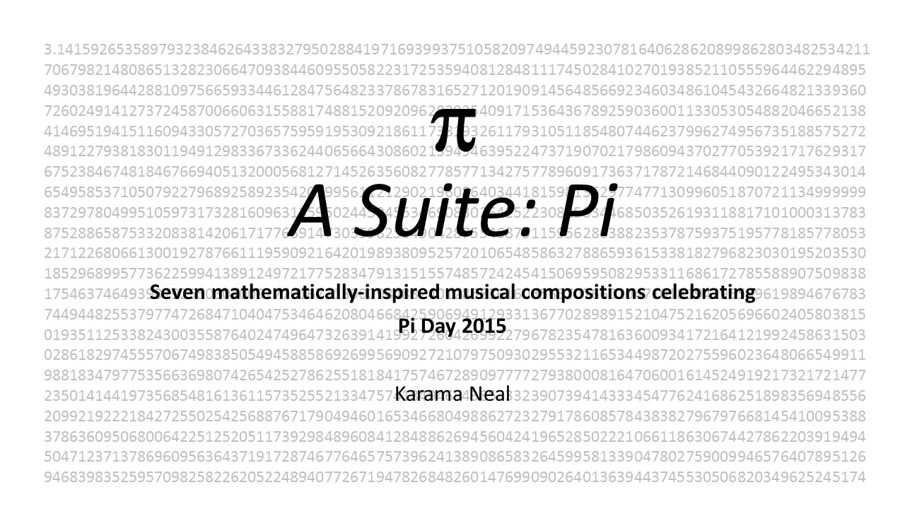 A Suite: Pi - Songs in Honor of Pi Day - Payhip