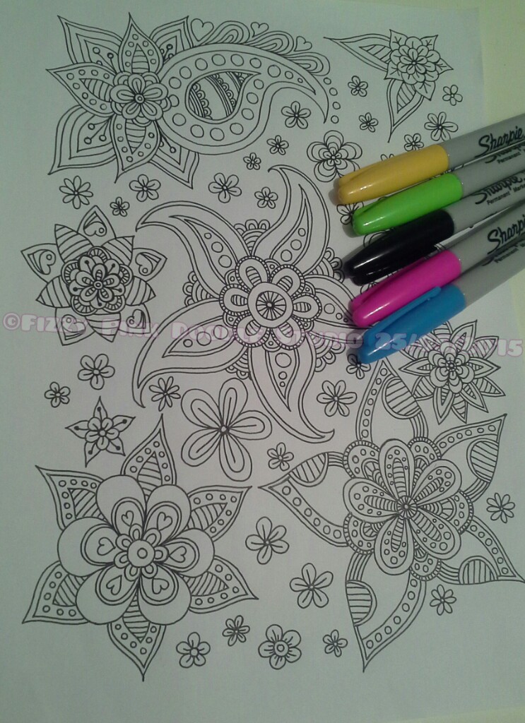 Adult Colouring Page - Payhip