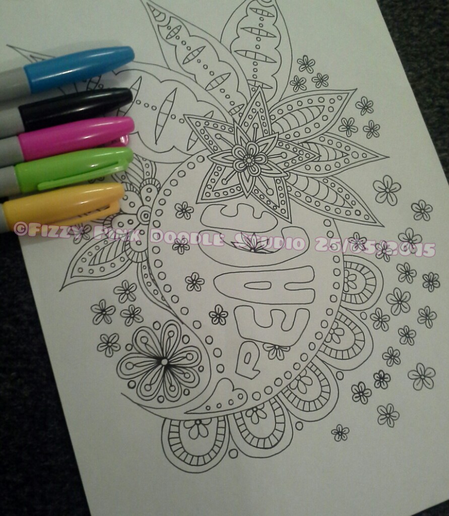 Adult Colouring Page - Payhip