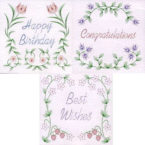 Flower Borders Set No. 1 Square Stitching Card Patterns - Payhip