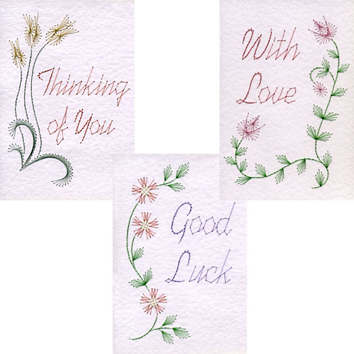 Flower Borders Set No. 2 Rectangle Stitching Card Patterns - Payhip