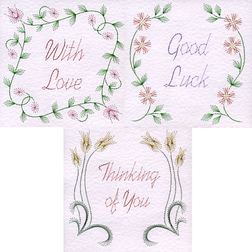Flower Borders Set No. 2 Square Stitching Card Patterns - Payhip