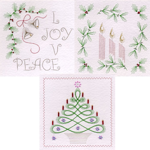 Christmas Set No. 1 Square Stitching Card Patterns - Payhip