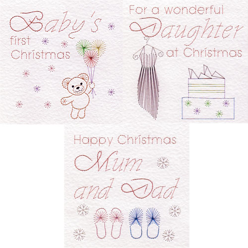 Christmas Set No. 3 Relatives Square Stitching Card Patterns - Payhip