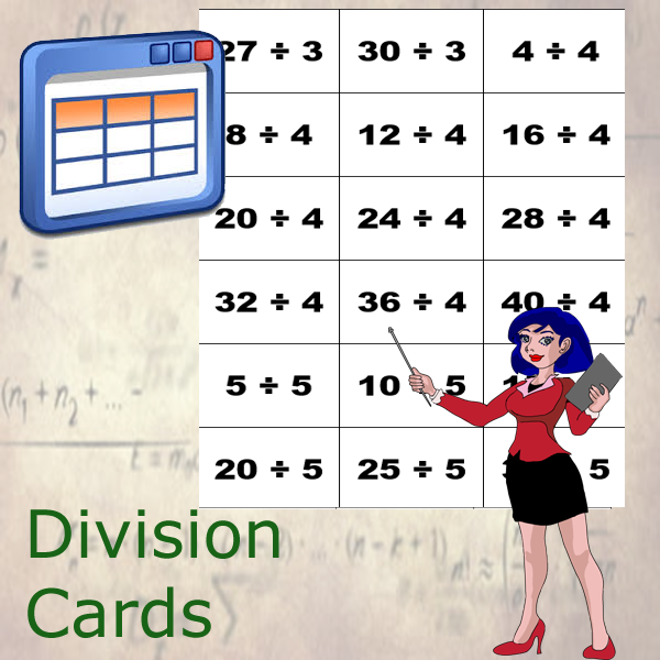 Division Cards - Payhip