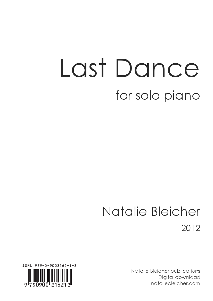 Last Dance for Solo Piano - Payhip