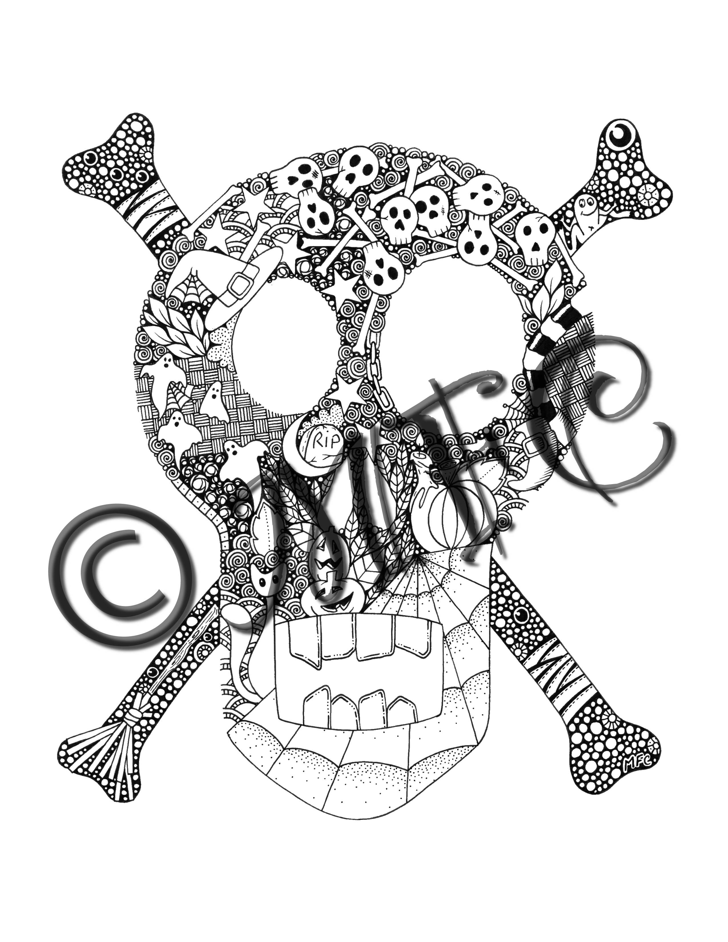 Halloween Skull - Payhip