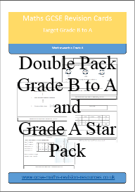 GCSE Maths Revision Cards Double Pack Grade B to A and Grade A* - Payhip