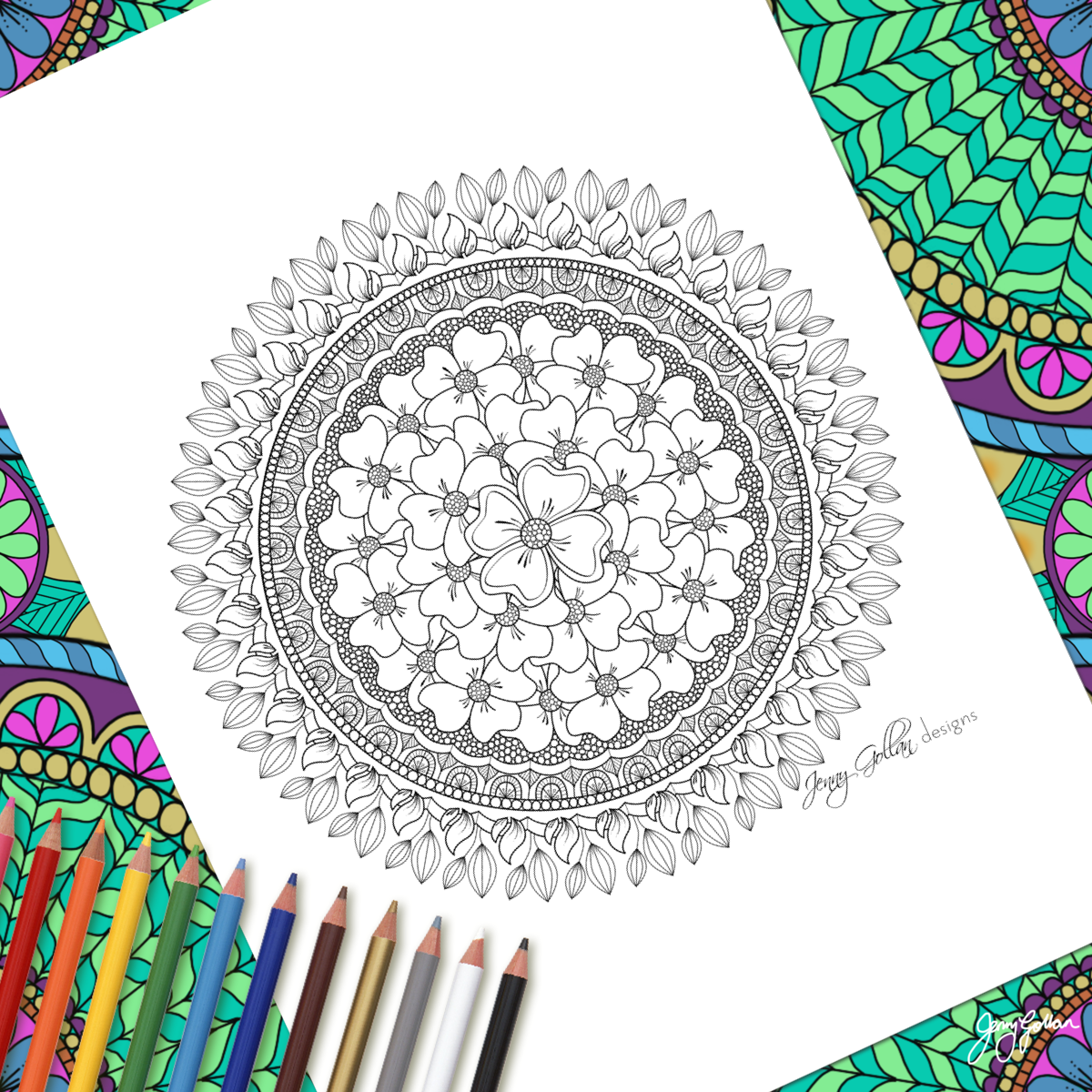 Printable Colouring Page Femininity - Payhip