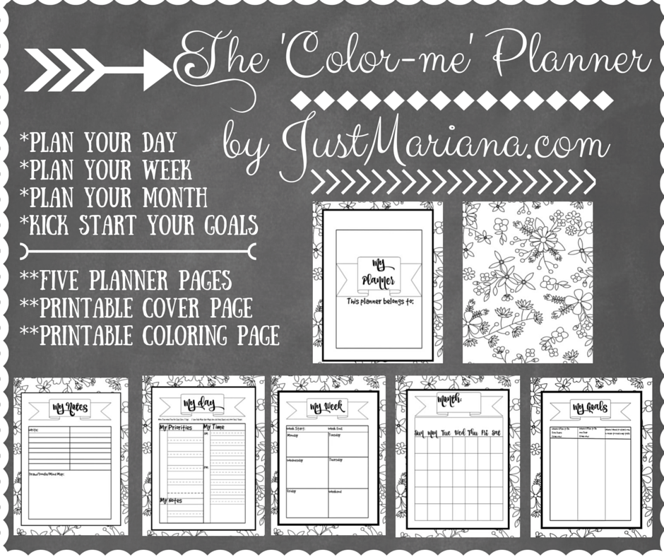Color Me Printable Planner - Payhip