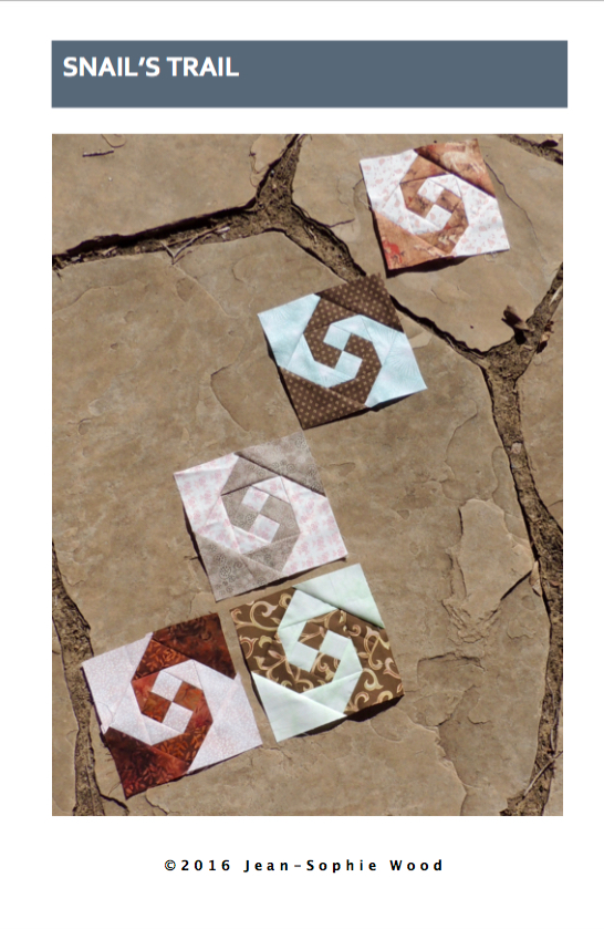 Snail's Trail - Quilt Block Pattern - Payhip