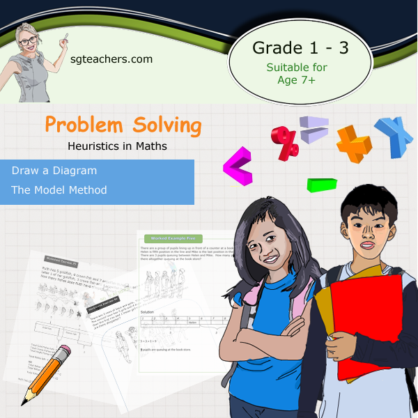 Heuristic in Math – Draw a diagram and The Model Method. (Grade 1 to 3 ...