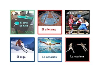 60 Sports Flashcards in Spanish . - Payhip